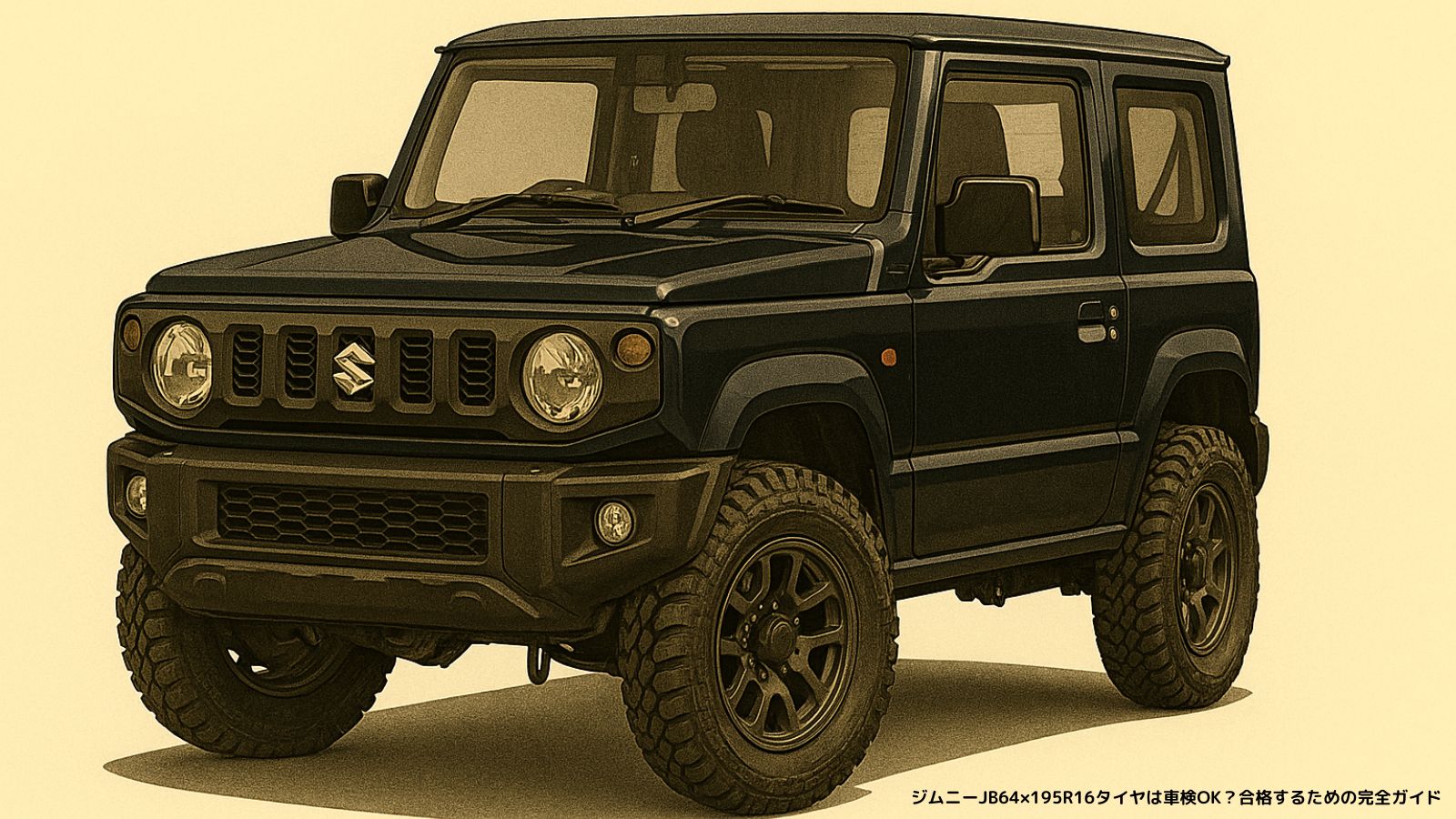 【2025年最新】ジムニーJB64×195R16タイヤは車検OK？合格するための完全ガイド - 四駆SUV研究調査室